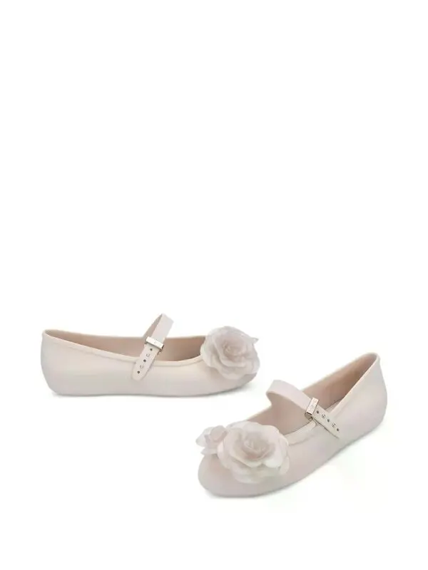 Melissa Floral Detail Ballet Flats