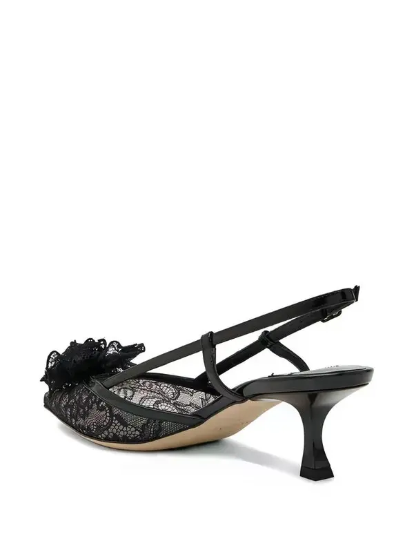JIMMY CHOO Mimmi Lace Flower Pumps