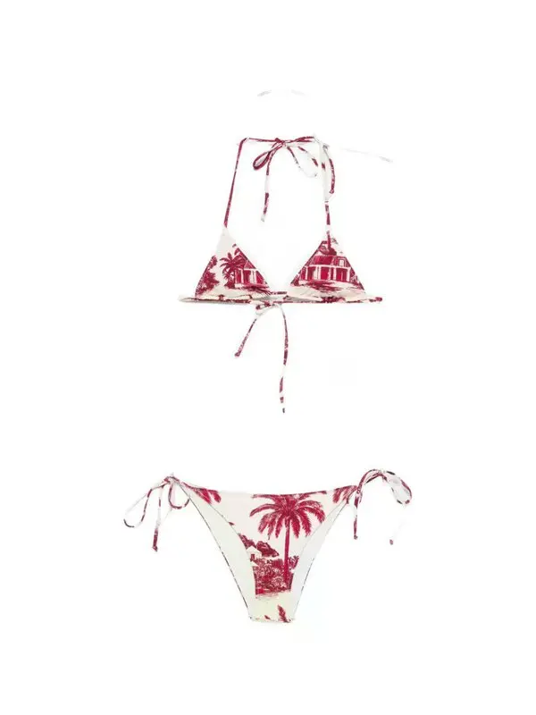 MC2 SAINT BARTH Leah Print Tie Bikini