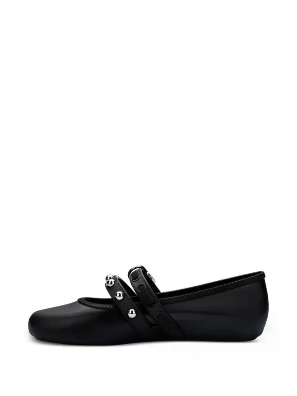 Melissa Studded Buckle Ballet Flats