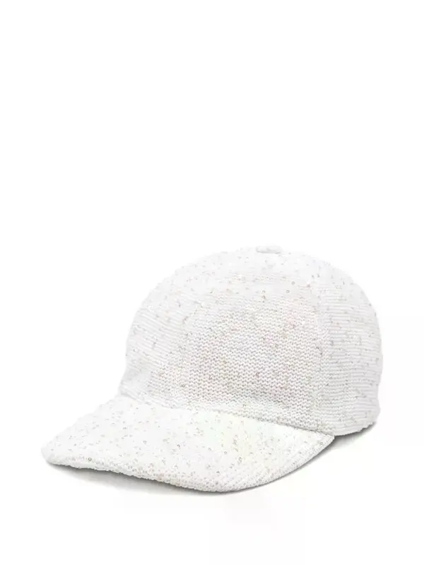 Lorena Antoniazzi Cotton Embellished Cap