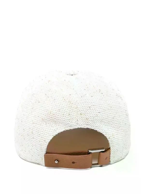 Lorena Antoniazzi Cotton Embellished Cap