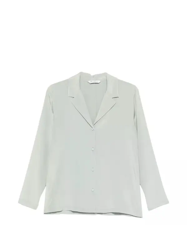 Max Mara Collared Buttoned Shirt - Green