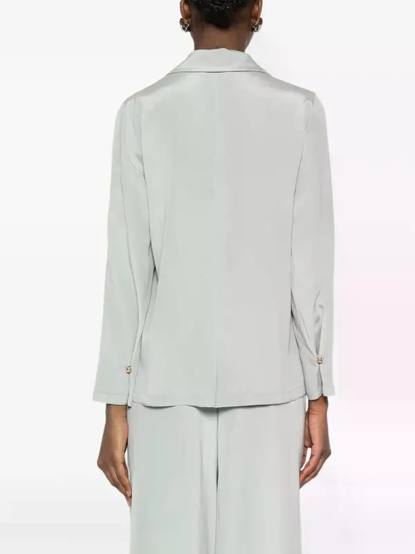 Max Mara Collared Buttoned Shirt - Green