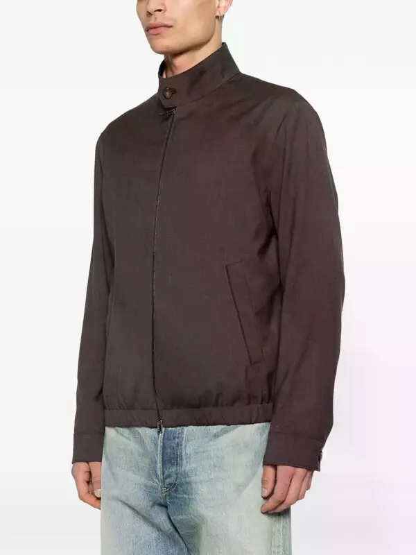 Canali Zip-fastening Pocket Overshirt