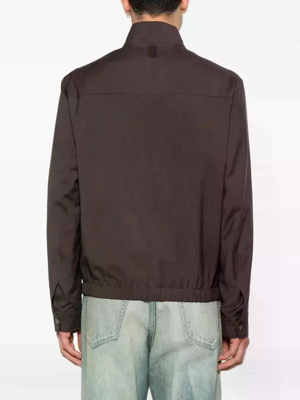 Canali Zip-fastening Overshirt
