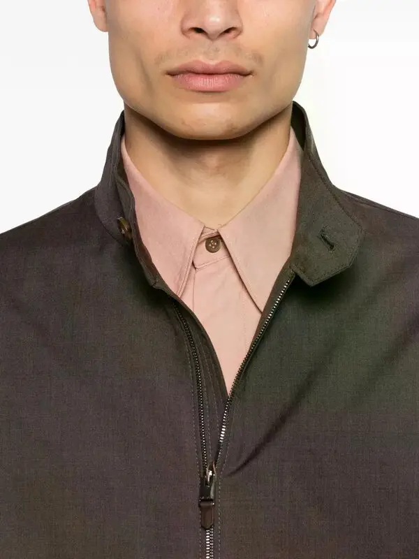 Canali Zip-fastening Overshirt