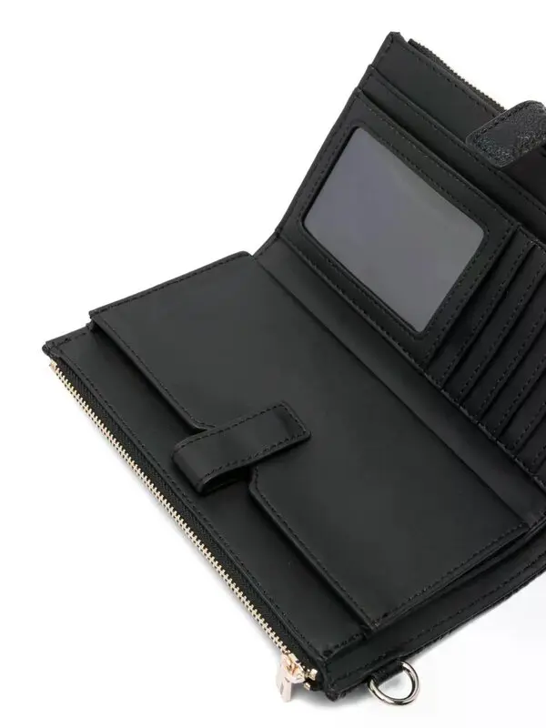 Guess Embossed-logo Zip-roundwallet