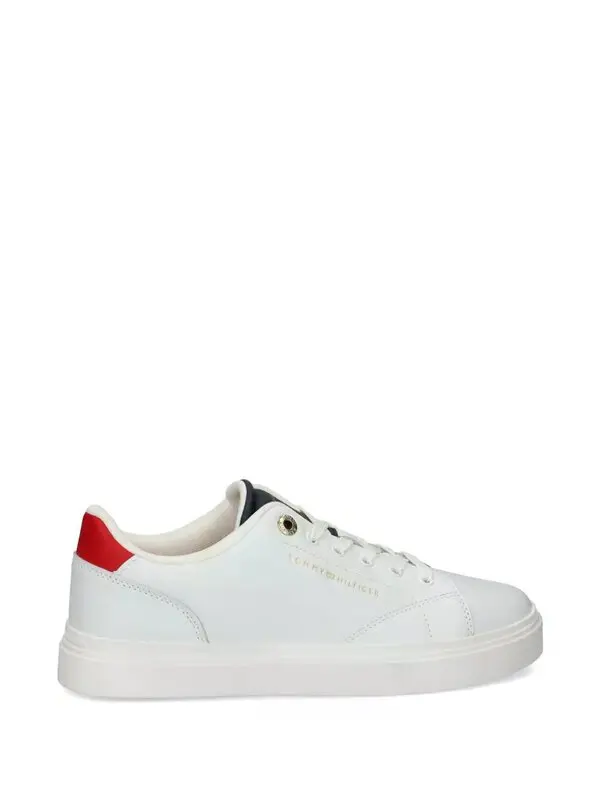 Tommy Hilfiger Logo Leather Sneakers
