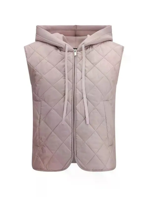 Max Mara Hooded Gilet - Pink