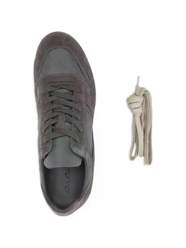 Rick Owens Minimal Lace-up Sneakers - Grey