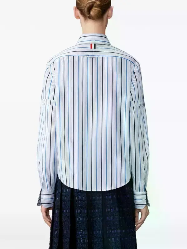 Thom Browne Bar-stripe Armband Shirt