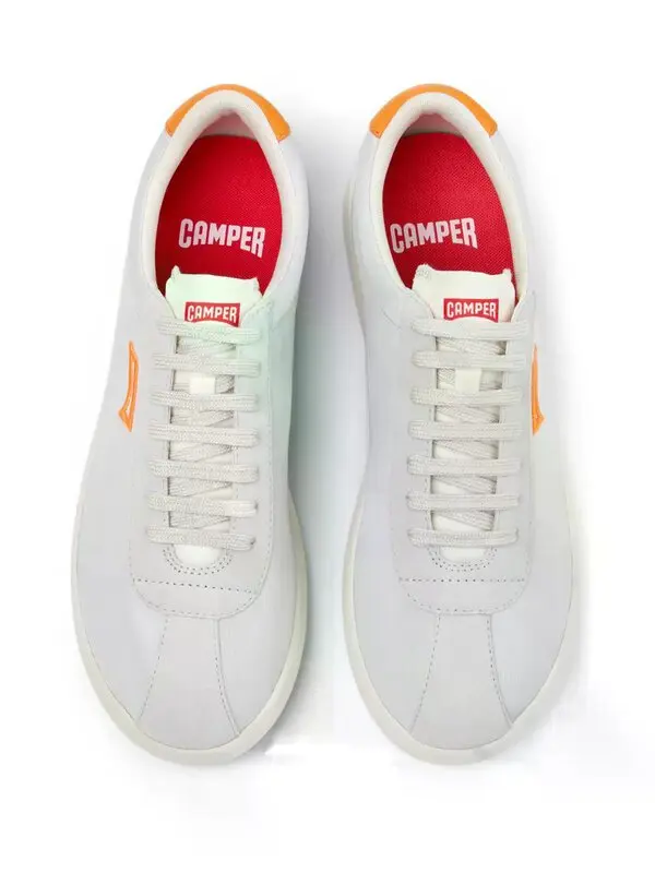 Camper Pelotas Xl Contrast-heel Sneakers - Grey