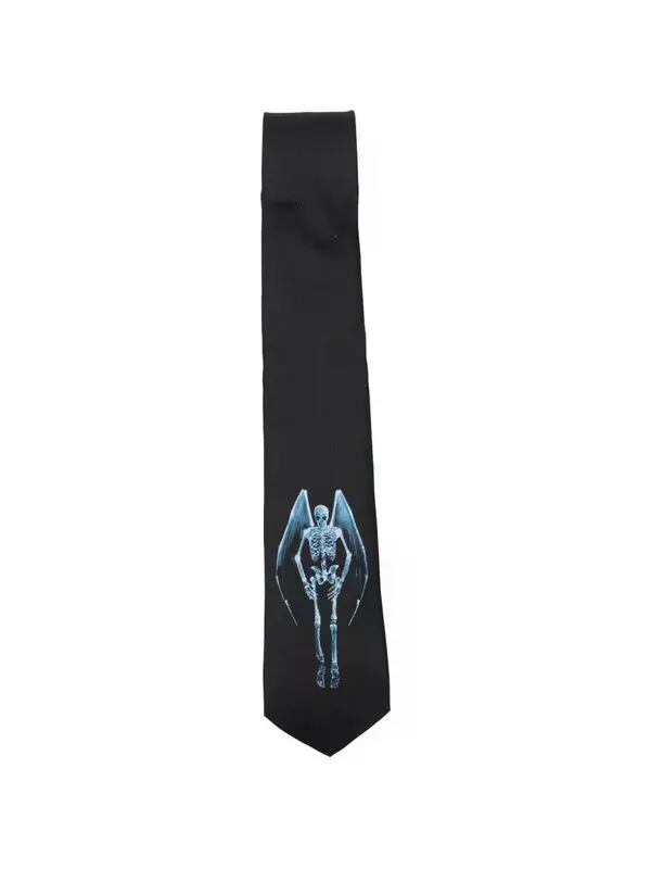 Our Legacy Fallen Angel Printed Tie - Black