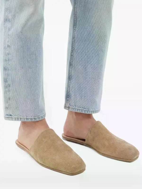 Our Legacy Cigarr Suede Mules - Neutrals