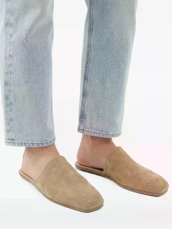 Our Legacy Cigarr Suede Mules - Neutrals
