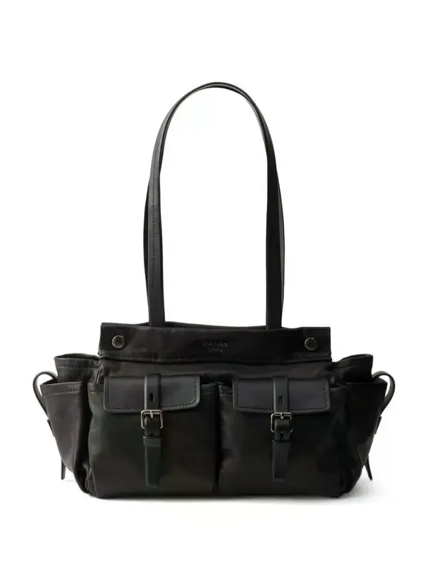 Prada Route Medium Leather Tote Bag