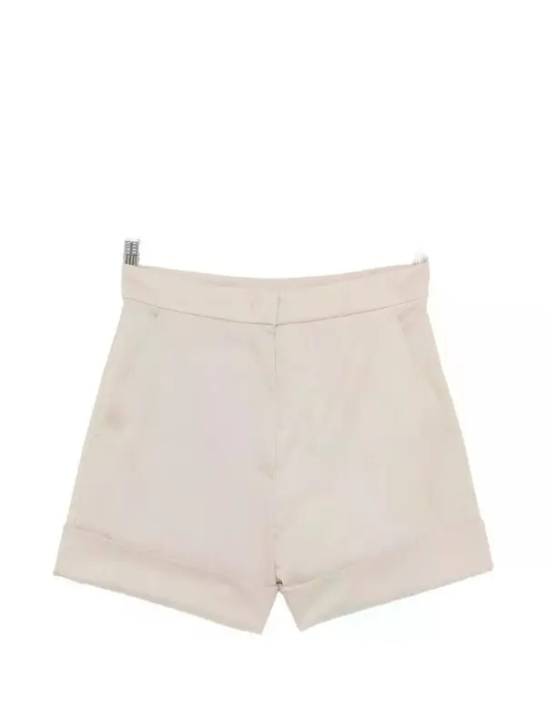 Max Mara Celebre Cuffed Shorts - Neutrals