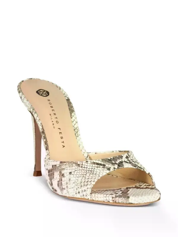 Roberto Festa Ramas Python-print Sandals