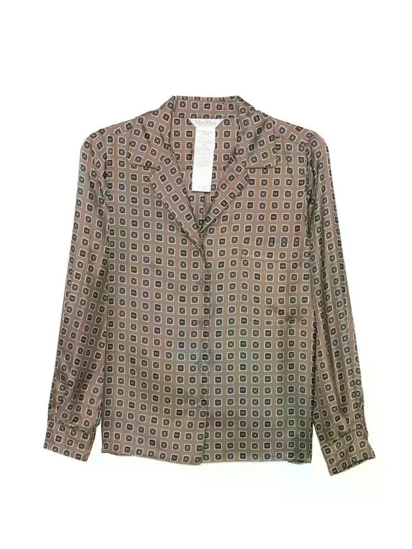 Max Mara Disco Printed Shirt - Neutrals