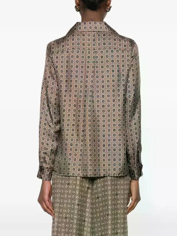 Max Mara Disco Printed Shirt - Neutrals