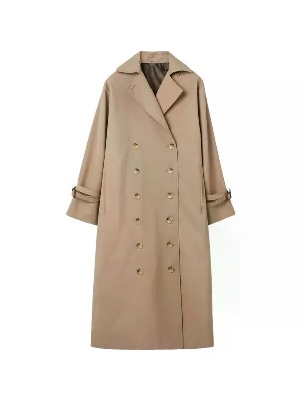 TOTEME Notched-lapel Double-breasted Coat - Neutrals