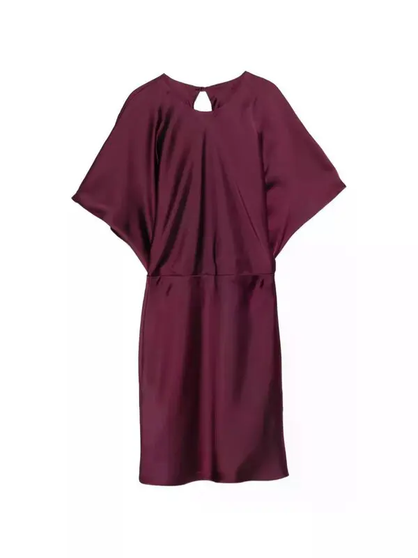 Norma Kamali Obie Mini Dress - Purple
