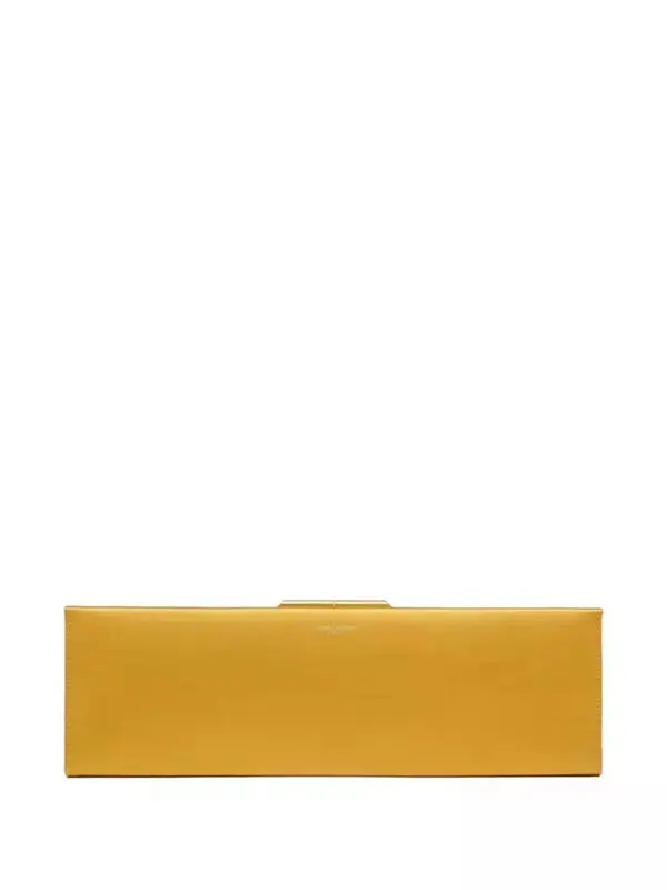 Saint Laurent Large Rectangular Clutch Bag - Yellow