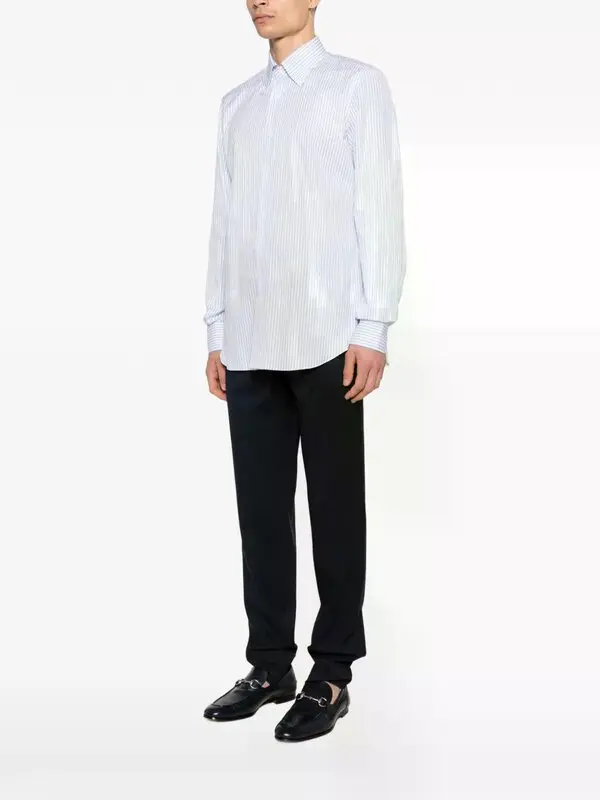 MAZZARELLI Striped Button-down Shirt