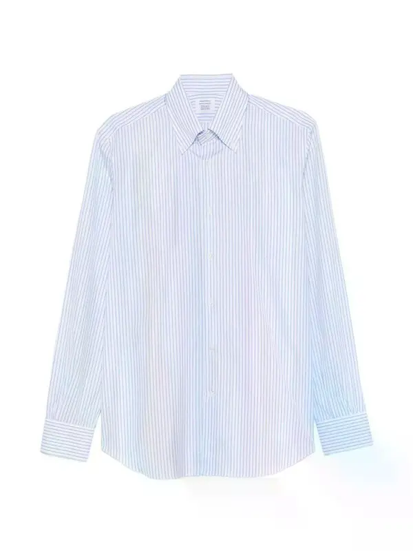 MAZZARELLI Striped Button-down Shirt - White