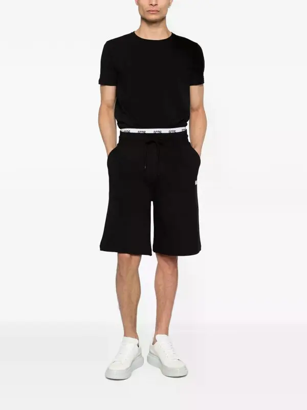 Gcds Drawstring Logo Waistband Track Shorts