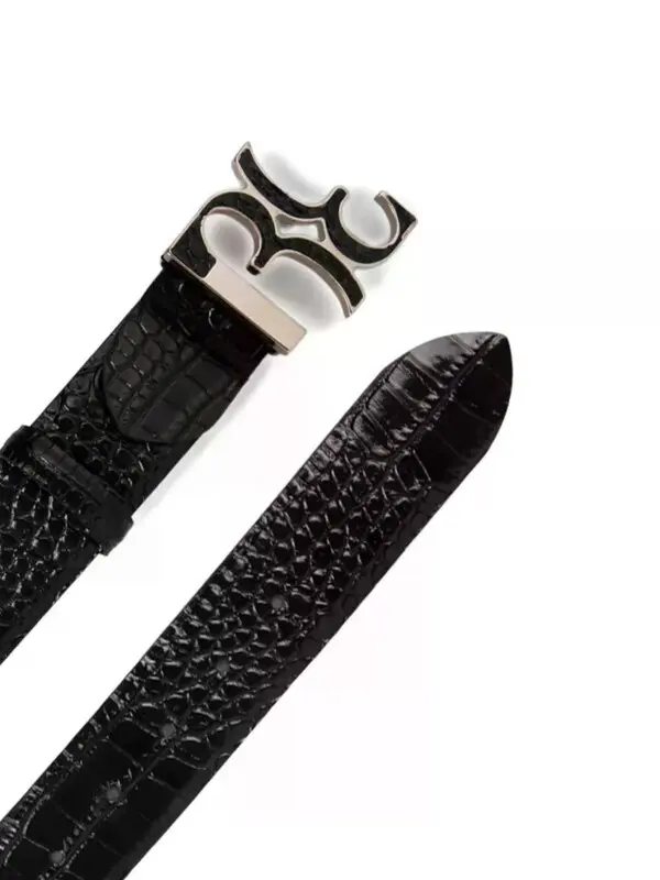 BILLIONAIRE Crocco-effect Buckle Belt