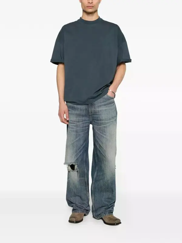 HAIKURE Virgil Round-neck T-shirt - Blue