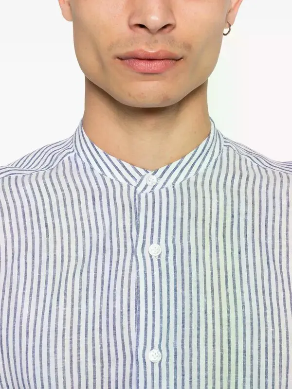 BARBA NAPOLI Striped Shirt