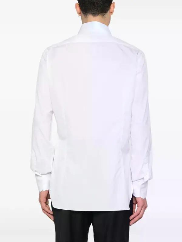 BARBA NAPOLI Curved-hem Shirt - White