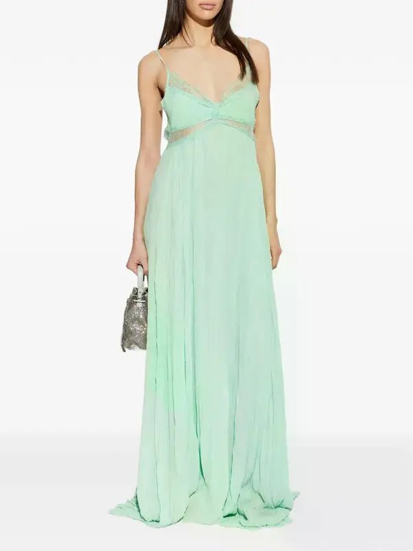 Blumarine Lace-detail Maxi Dress