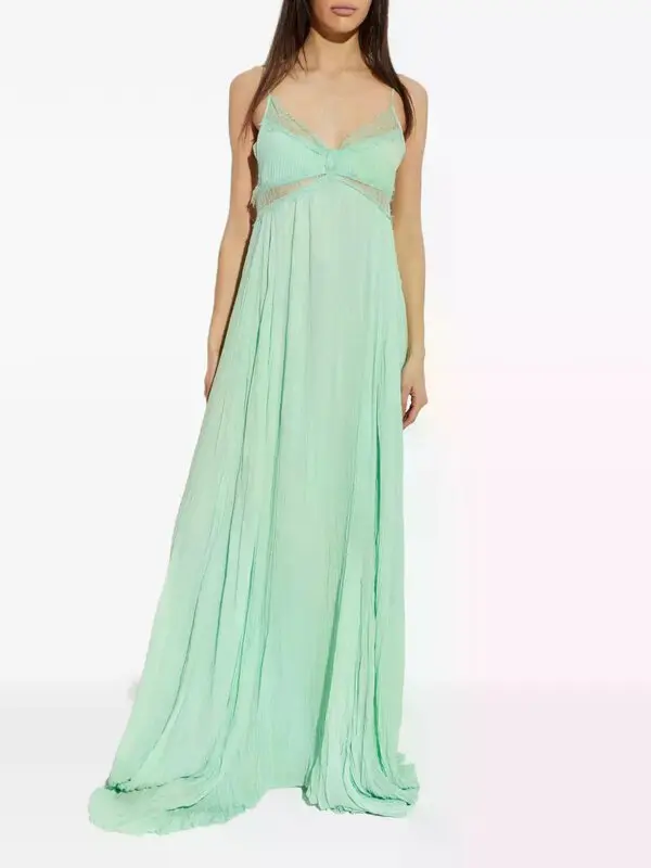Blumarine Lace-detail Maxi Dress