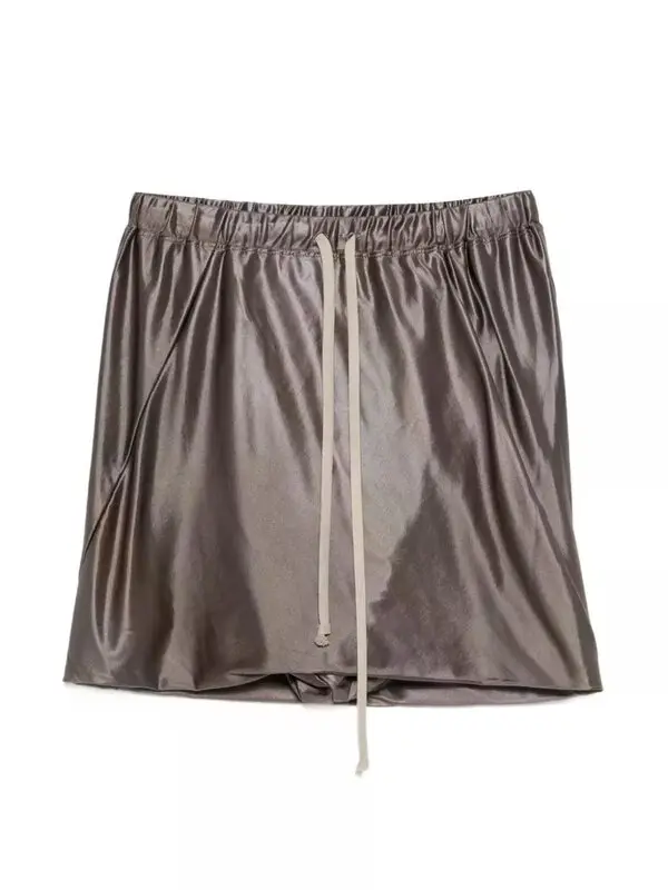 Rick Owens Drawstring-waistband Shorts - Grey