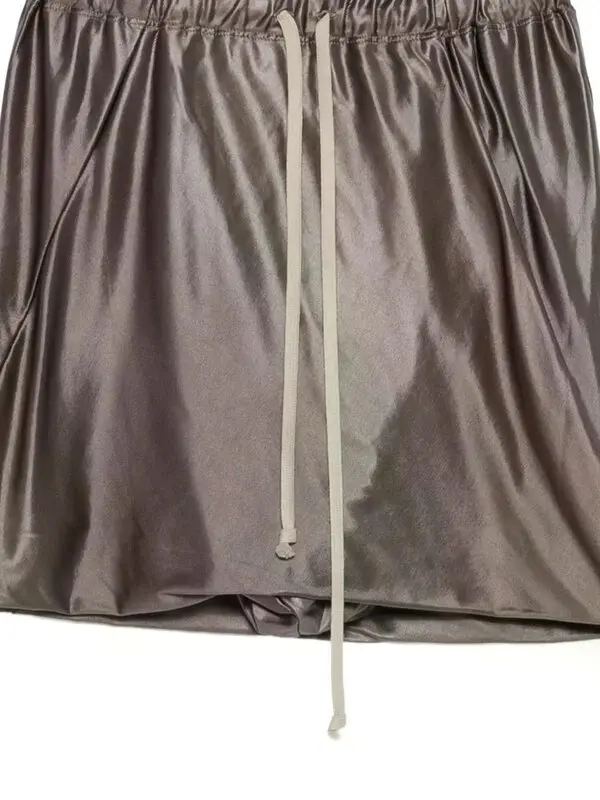 Rick Owens Drawstring-waistband Shorts - Grey