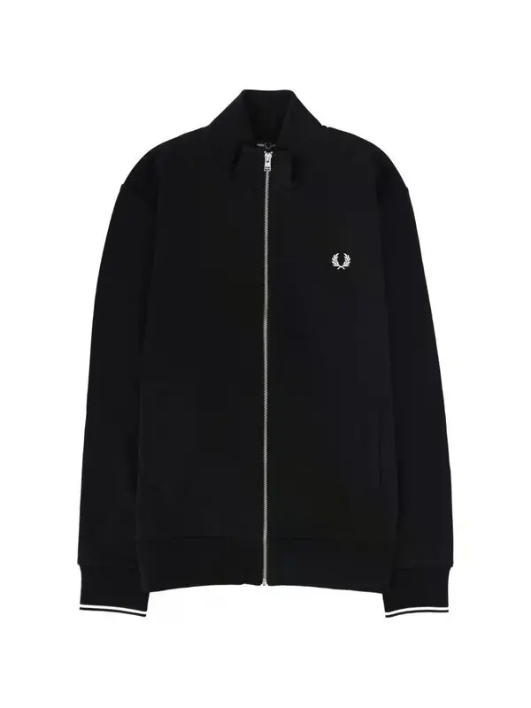 Fred Perry Zip-up Sweatshirt - Black