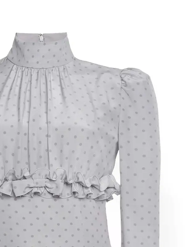 Alessandra Rich Ruffled-detail Mini Dress