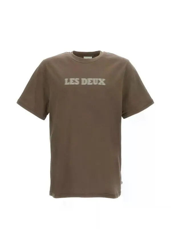 LES DEUX Brady T-shirt - Brown
