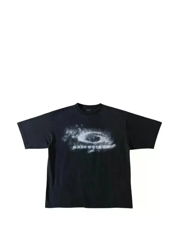 Balenciaga Logo-print T-shirt - Black