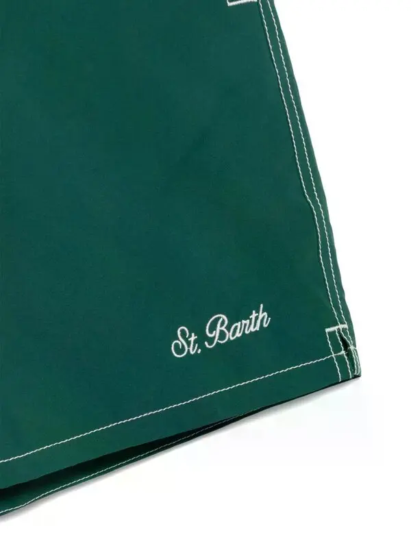 MC2 SAINT BARTH Stitching Swim Shorts - Green