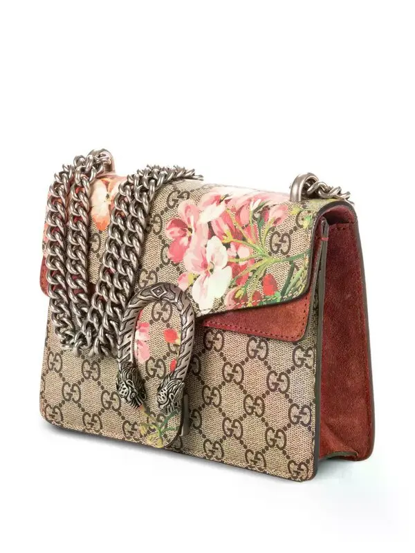 Gucci Dionysus Gg Floral-print Shoulder Bag - Neutrals