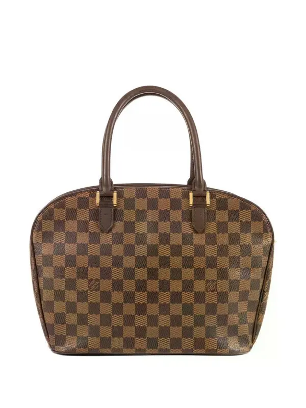 LOUIS VUITTON Sarria Horizontal Damier Ebène Canvas Handbag