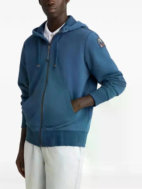 PARAJUMPERS Charlie Easy Kangaroo Pocket Hoodie - Blue