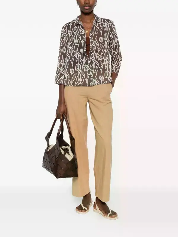 WHYCI Floral-print Shirt