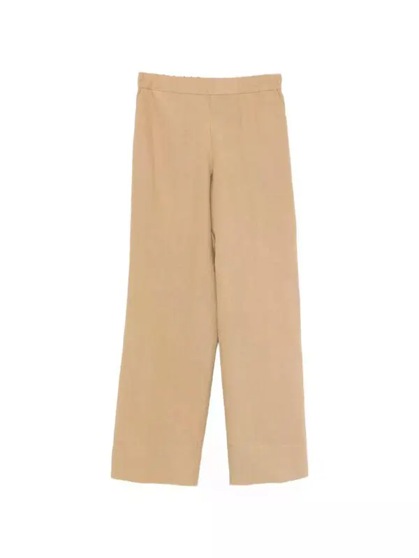 WHYCI Elasticated-waistband Trousers - Neutrals
