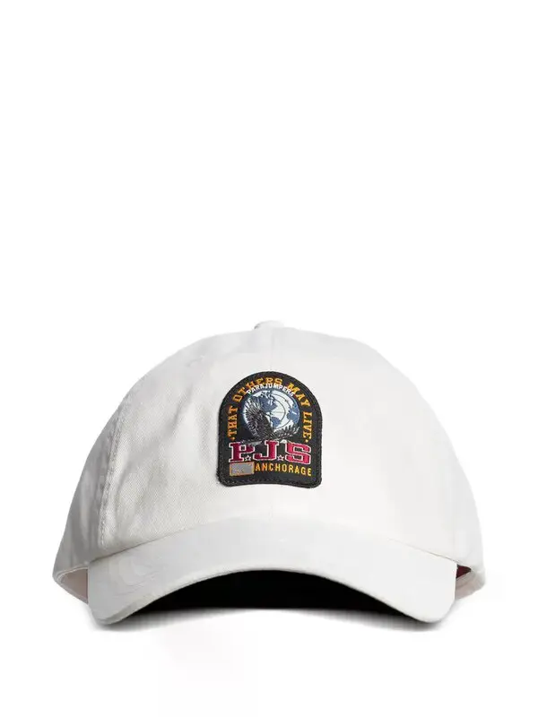 PARAJUMPERS Logo-patch Baseball Cap - White